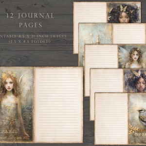 Printable Junk Journal Kit, Fairytale Junk Journal Kit, Celestial ...
