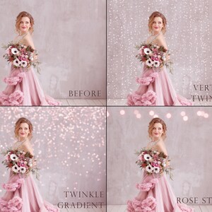 Rose Gold Bokeh Overlays, Pink Overlays, Pink Glitter, Overlay ...