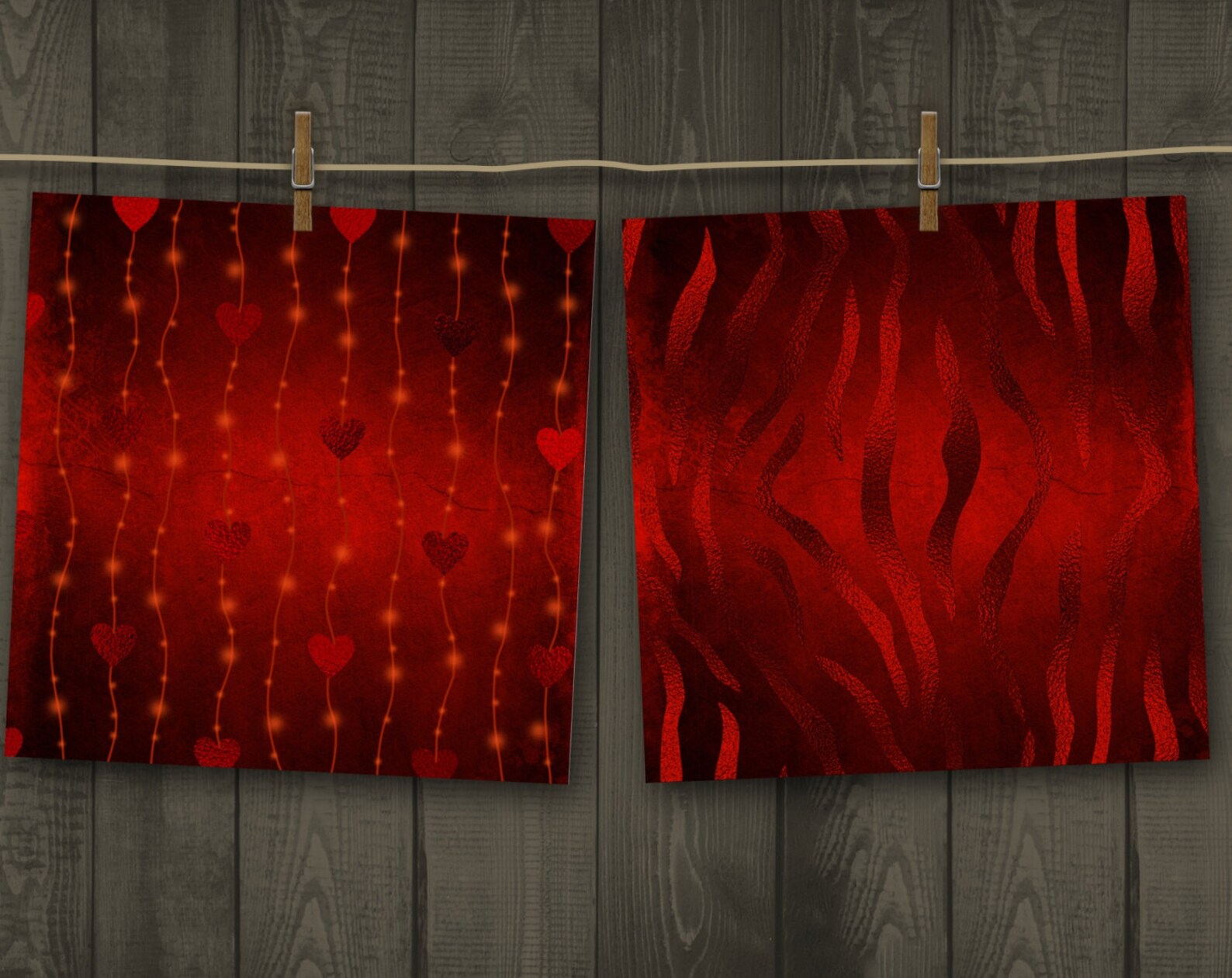 Red Digital Paper Red Velvet Metallic Red Valentine Digital - Etsy