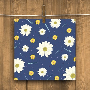 Hand-drawn Floral Digital Paper, Spring Digital Paper, Flower Digital ...