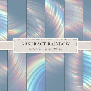 Rainbow Digital Paper, Prism Digital Paper, Rainbow, Abstract, Digital ...