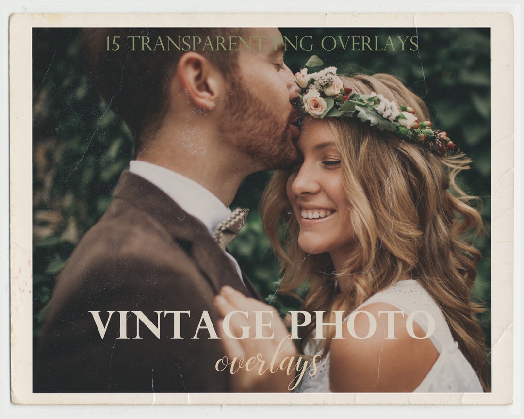 Vintage Photo Overlays, Vintage Film, Scratched, Torn, Distressed ...