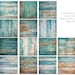 Teal Wood Digital Paper, Teal Wood Scrapbook Paper, Reclaimed Wood ...
