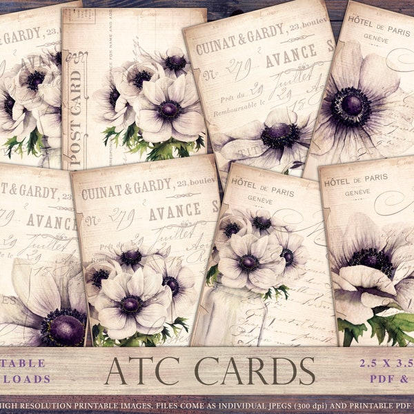 Printable Atc - Etsy