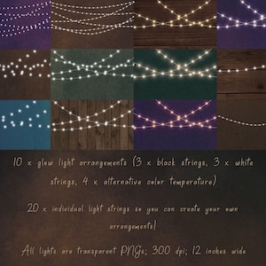 Fairy Lights, Fairy Lights Overlay, Christmas Lights, Overlay, String ...
