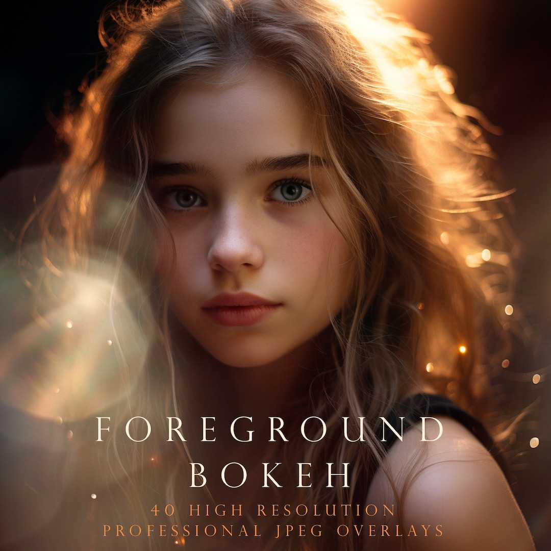 Bokeh Overlays, Photoshop Overlays, Foreground Bokeh Overlays, Large Bokeh Overlays, Light Leak ...