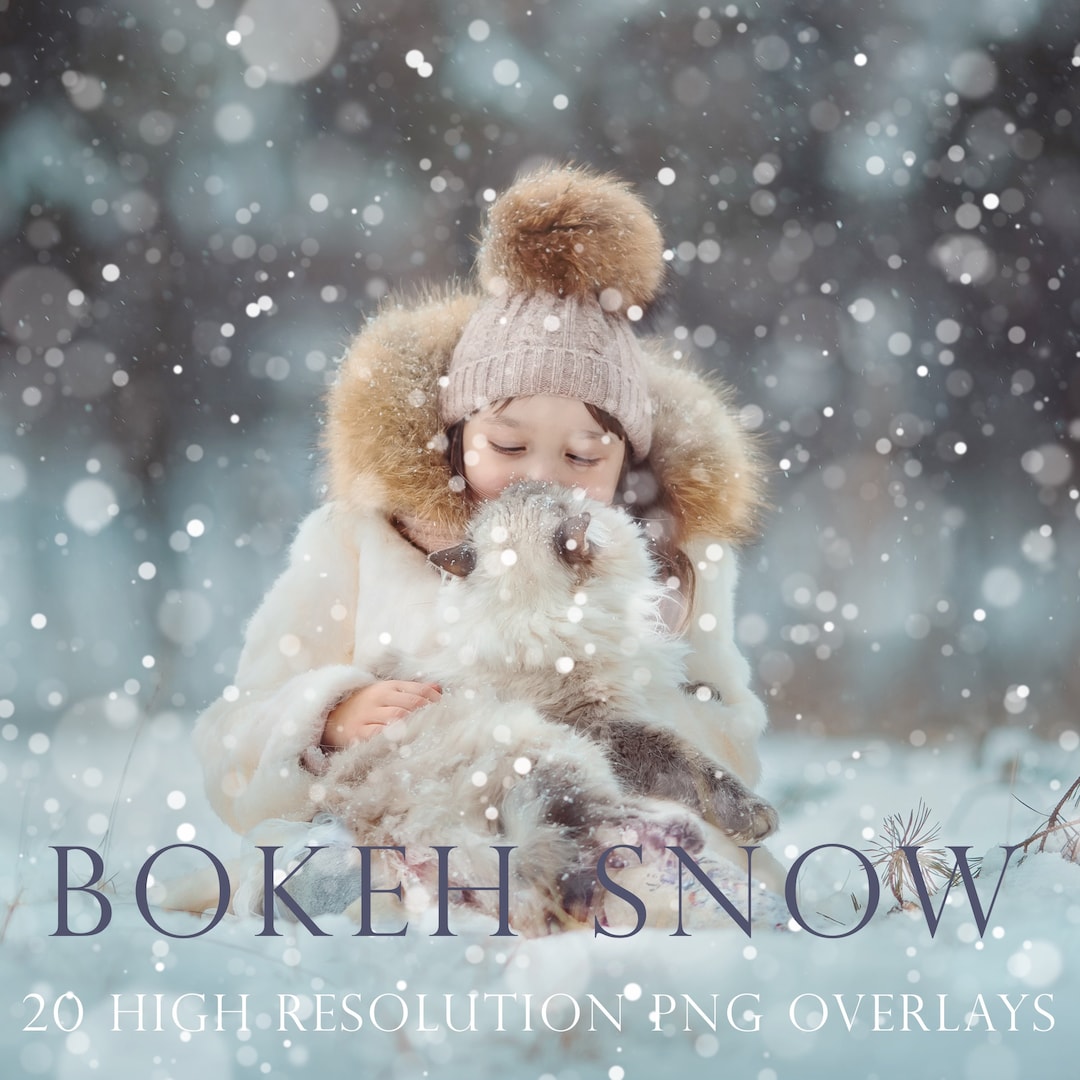 Snow Overlay, Bokeh Snow Overlays, Winter Overlays, Christmas Overlays ...