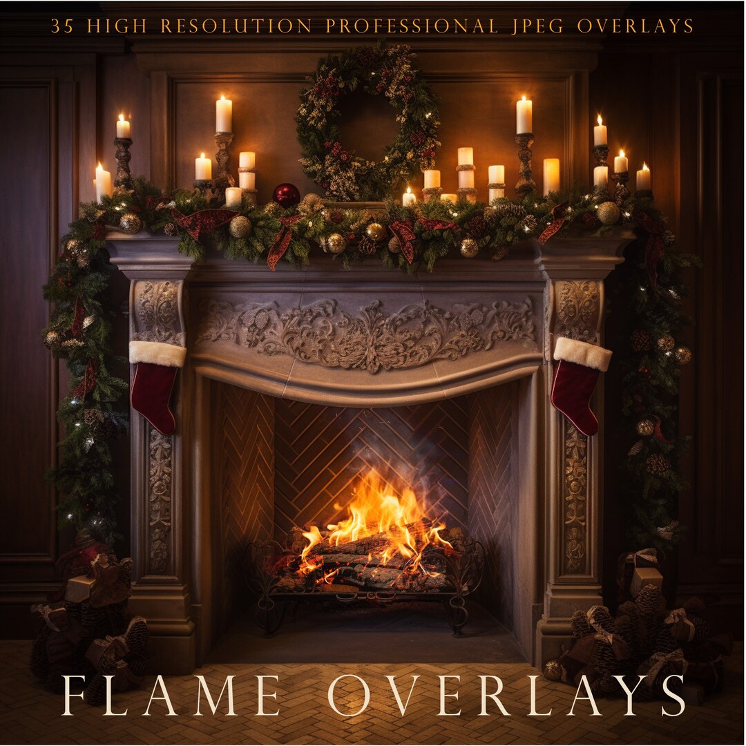 Flame Overlays, Fire Overlays, Campfire Overlays, Fireplace, Photoshop ...