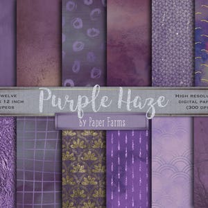 Purple Digital Paper, Purple Backgrounds, Purple Geometric Patterns ...