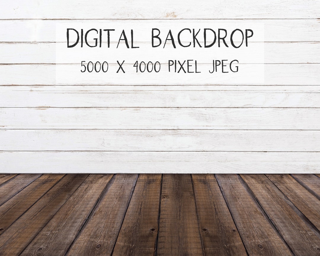 Rustic Photography Backdrop, White Wood Background, Farmhouse, Dark ...