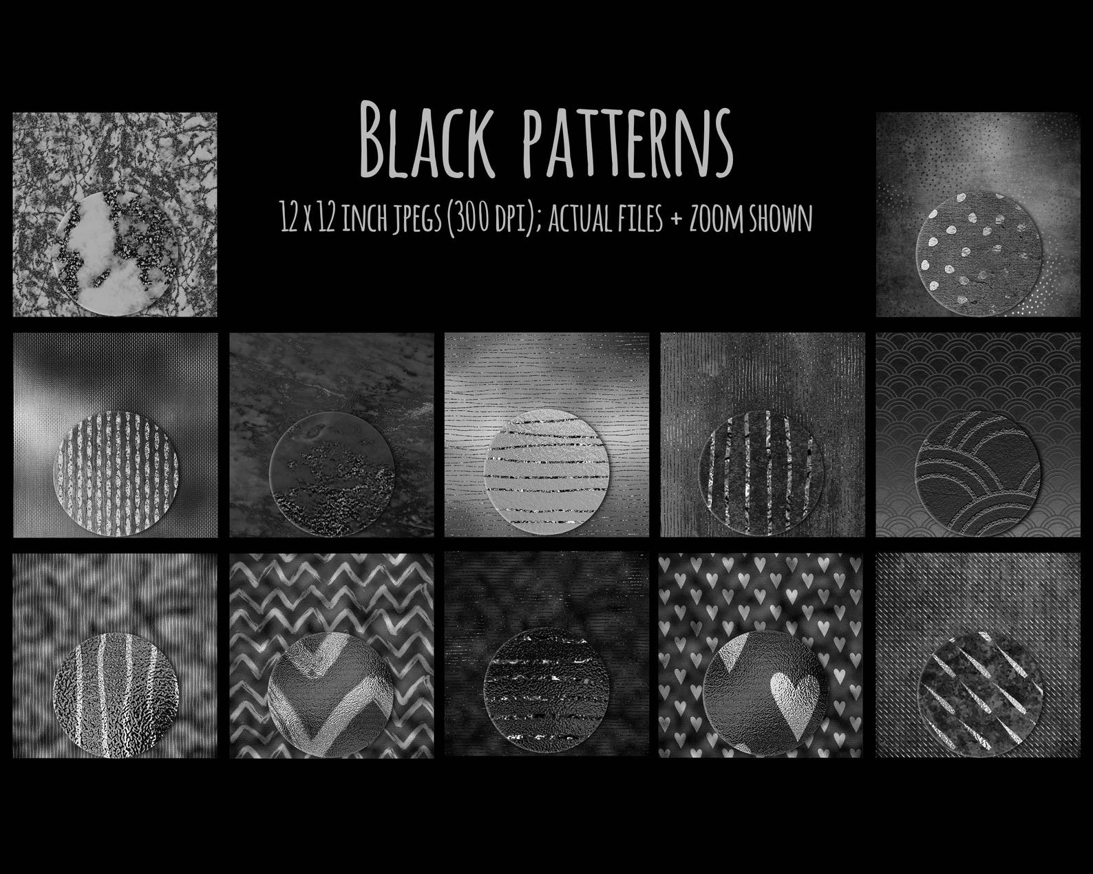 Black Digital Paper Textures Black Black Backgrounds Black | Etsy