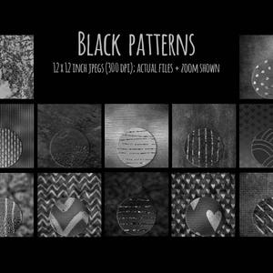 Black Digital Paper, Textures, Black, Black Backgrounds, Black Foil ...