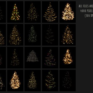 Christmas Tree Bokeh Overlays, Christmas Bokeh Overlays, Christmas Lights Bokeh, Tree Light ...