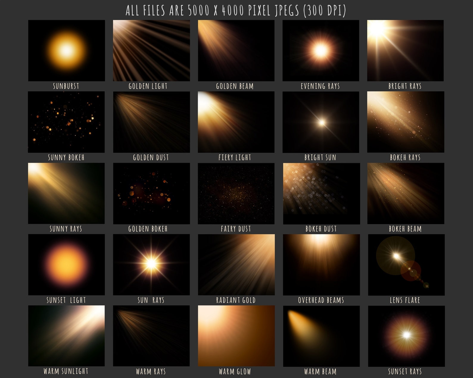 Photoshop Overlay Photoshop Overlays Sunlight Sun Sunny - Etsy