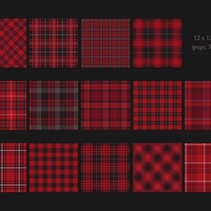 Lumberjack Plaid, Black and Red Plaid, Red and Black Plaid, Lumberjack ...
