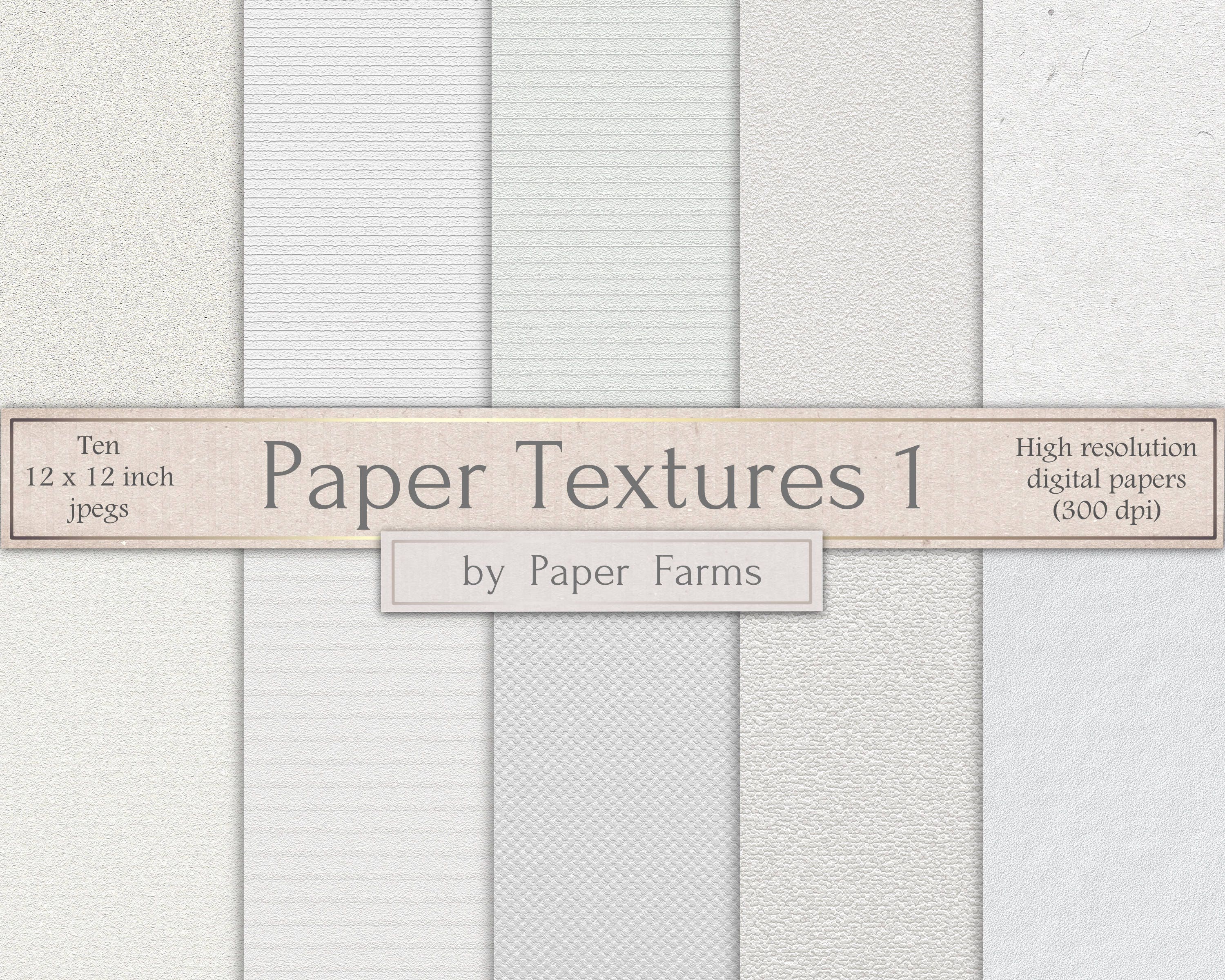 Digital Paper Textures White Paper Textured Paper Scrapbook - Etsy