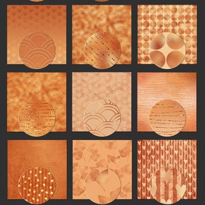 Copper Textures, Bundle, Copper Foil, Copper, Burnt Orange, Foil ...
