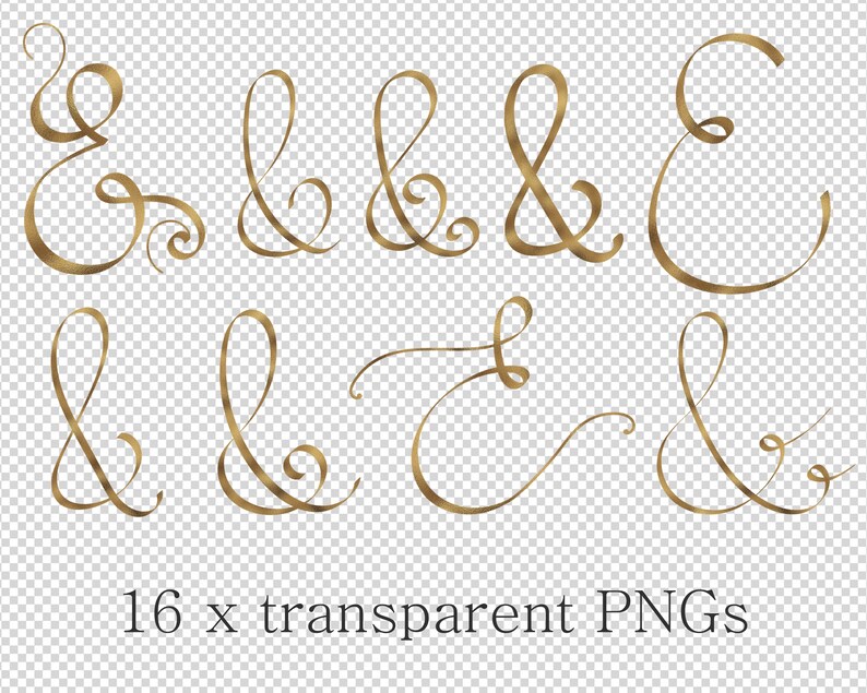 Gold Ampersands Hand Drawn Ampersands Decorative Ampersands - Etsy Gold Ampersands Hand Drawn Ampersands Decorative Ampersands - Etsy