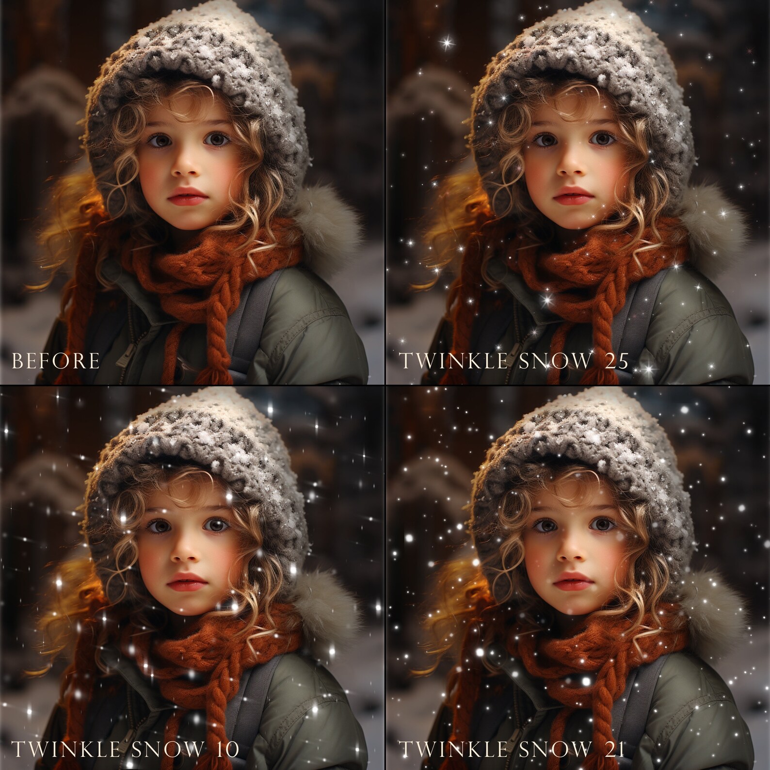 Twinkle Snow Overlays, Sparkle Snow Overlays, Falling Snow Overlays ...