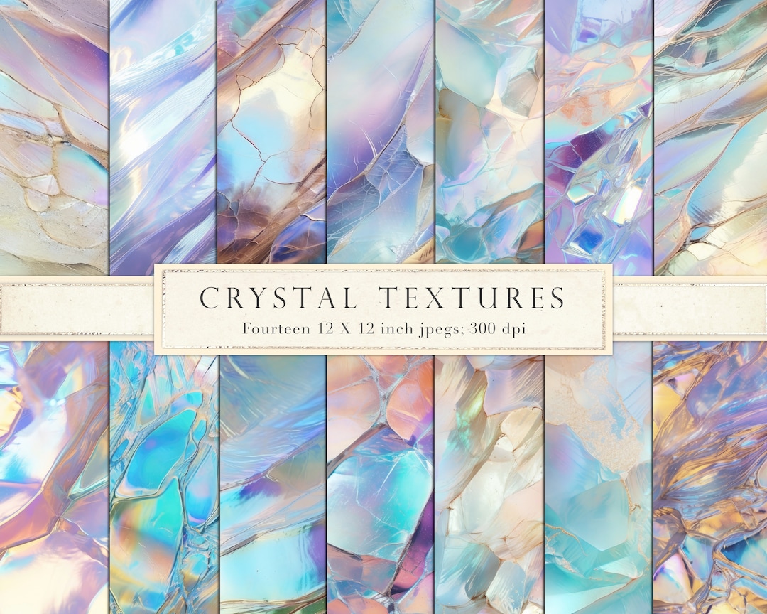 Crystal Digital Paper, Glass Digital Paper, Iridescent Glass ...