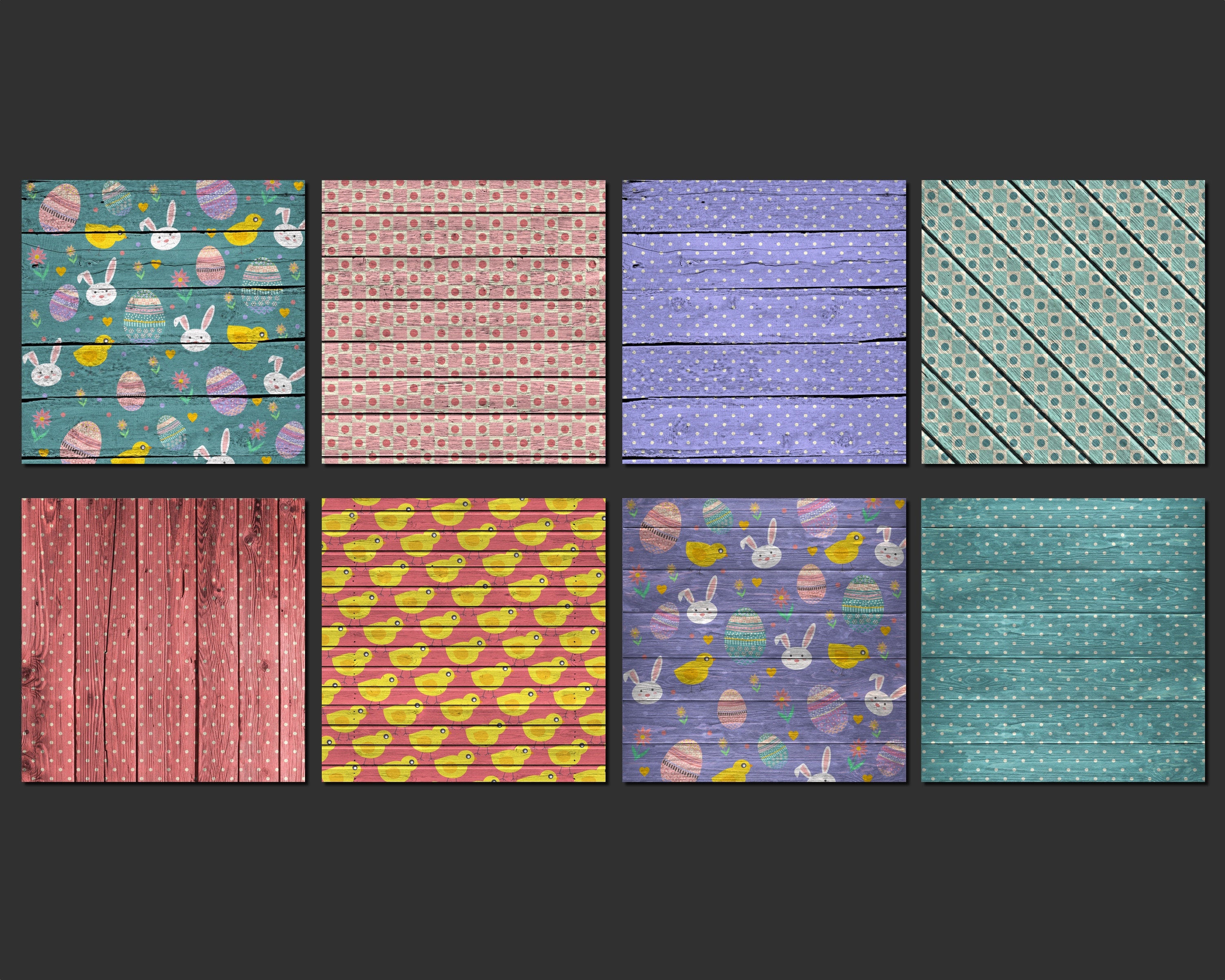 Rustic Easter Digital Paper Easter Digital Paper Rustic - Etsy