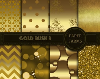 Gold digital paper gold foil digital paper gold foil