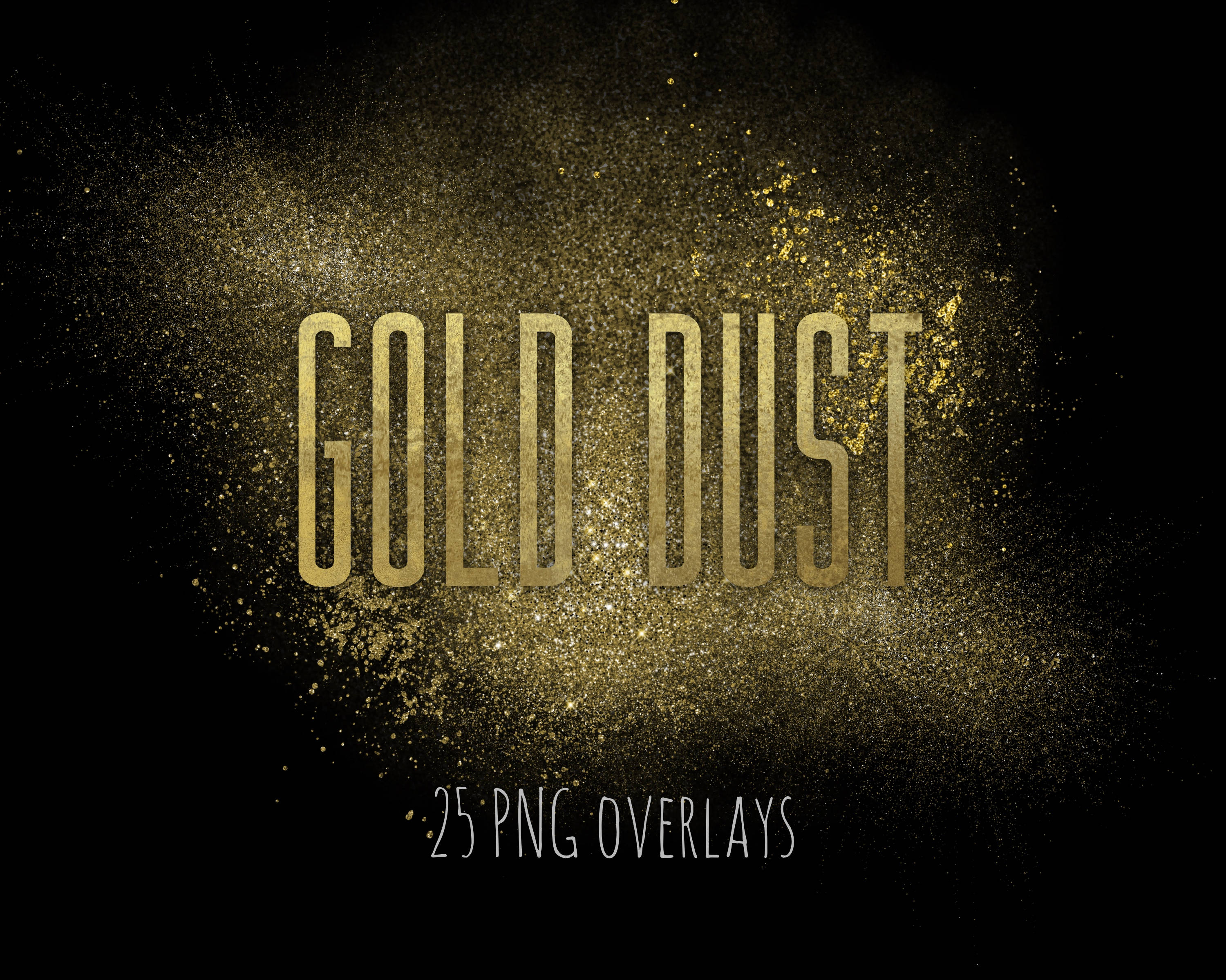 Glitter Png, Goldstaub PNG, Gold Glitter Overlay, Feenstaub Overlay, Goldstaub Clipart, DOWNLOAD ...