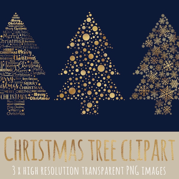 Gold Christmas Tree - Etsy