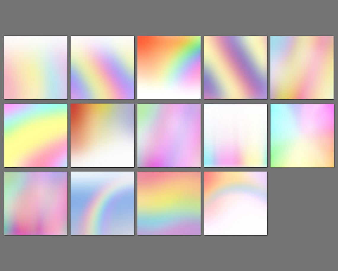 Ombre Rainbow Rainbow Ombre Digital Paper Scrapbook Paper - Etsy