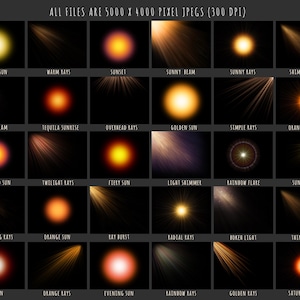 Photoshop Overlays, Sunlight Overlays, Sunshine Overlays, Sun, Sunny ...