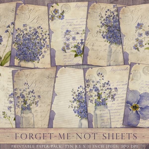 Forget Me Nots - Etsy
