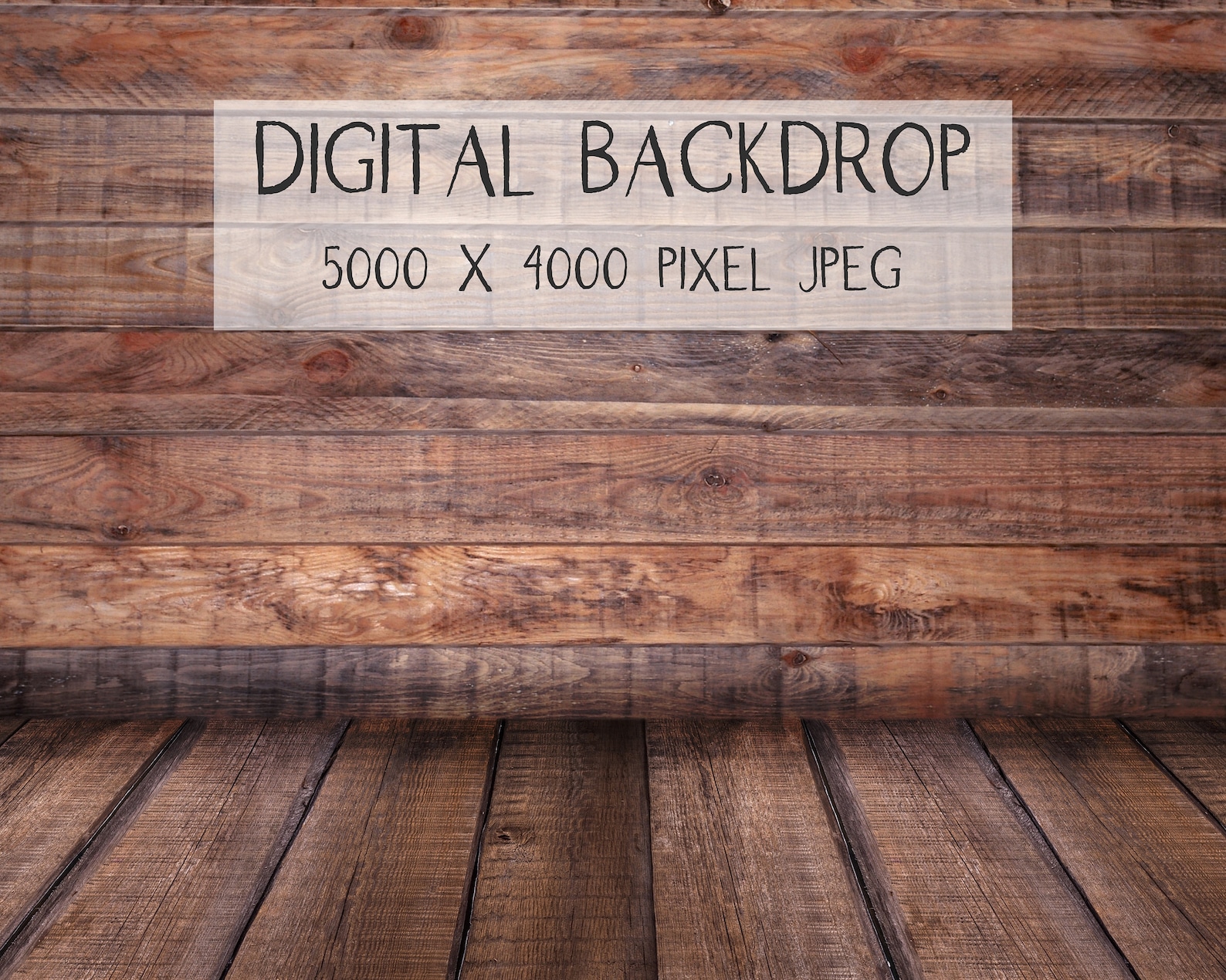 Rustic Wood Backdrop, Printable Wood Backdrop, Photography Backdrop ...