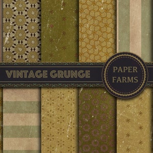 Vintage Grunge Digital Paper, Vintage Digital Paper, Vintage Scrapbook ...