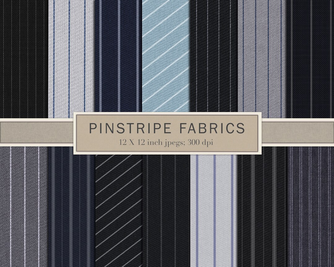 Pinstripe Digital Paper, Pinstripe Fabric, Digital Paper, Scrapbook ...