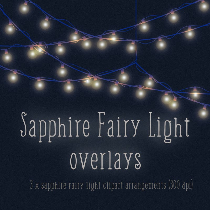 Fairy Lights Clipart - Etsy