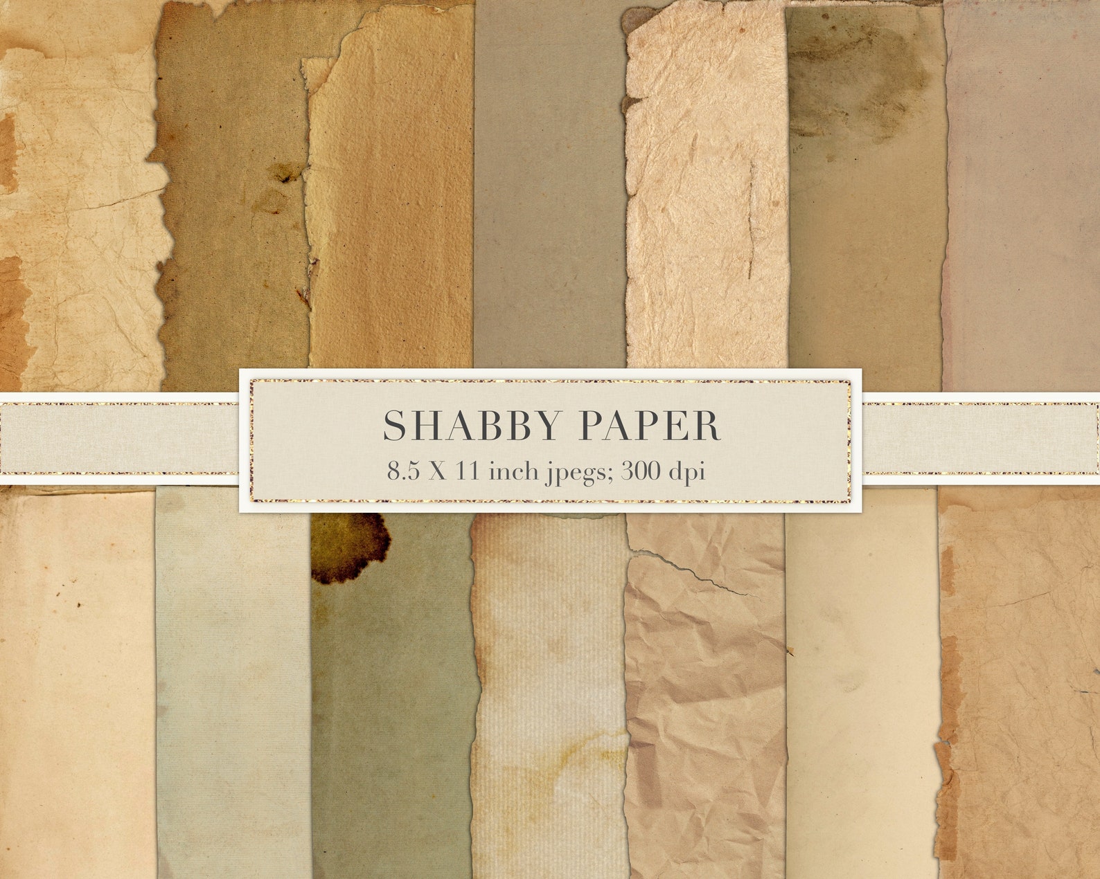 Old Vintage Paper, Paper Textures, Digital Paper Textures, Old, Torn ...