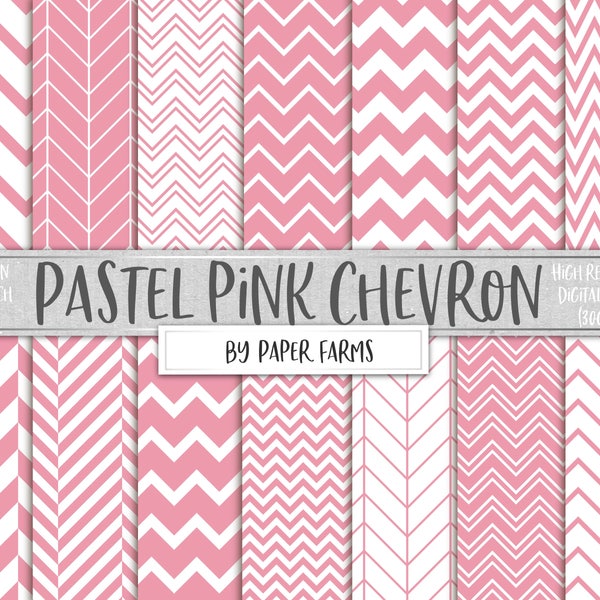 Pink Chevron - Etsy