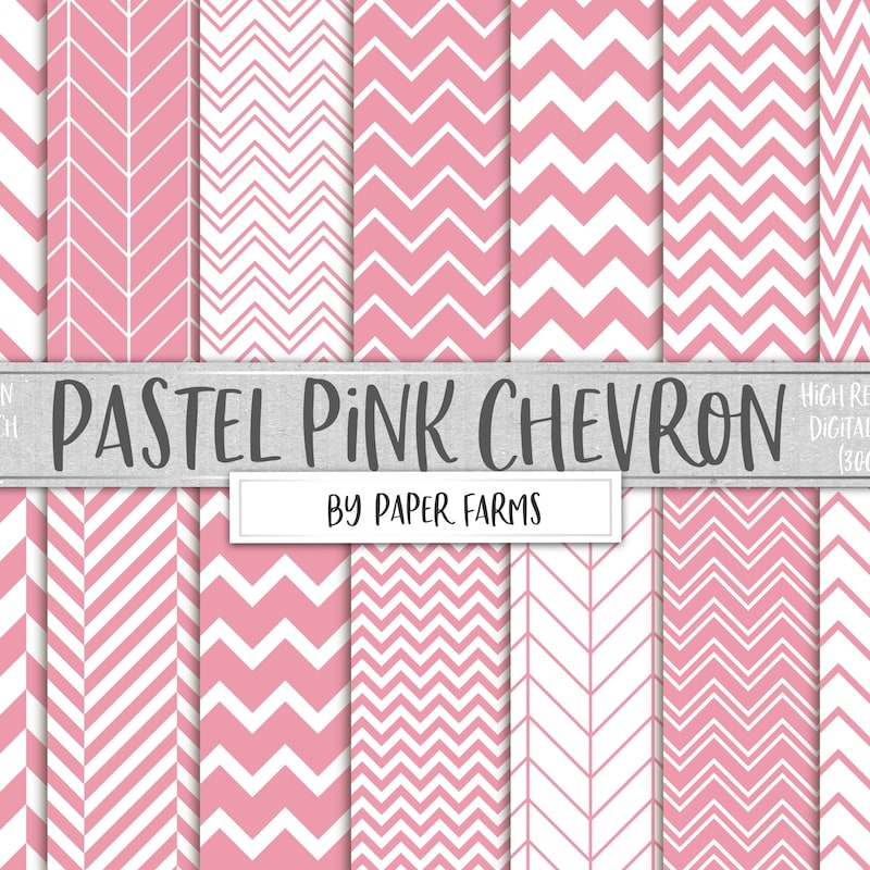 Pink Chevron - Etsy