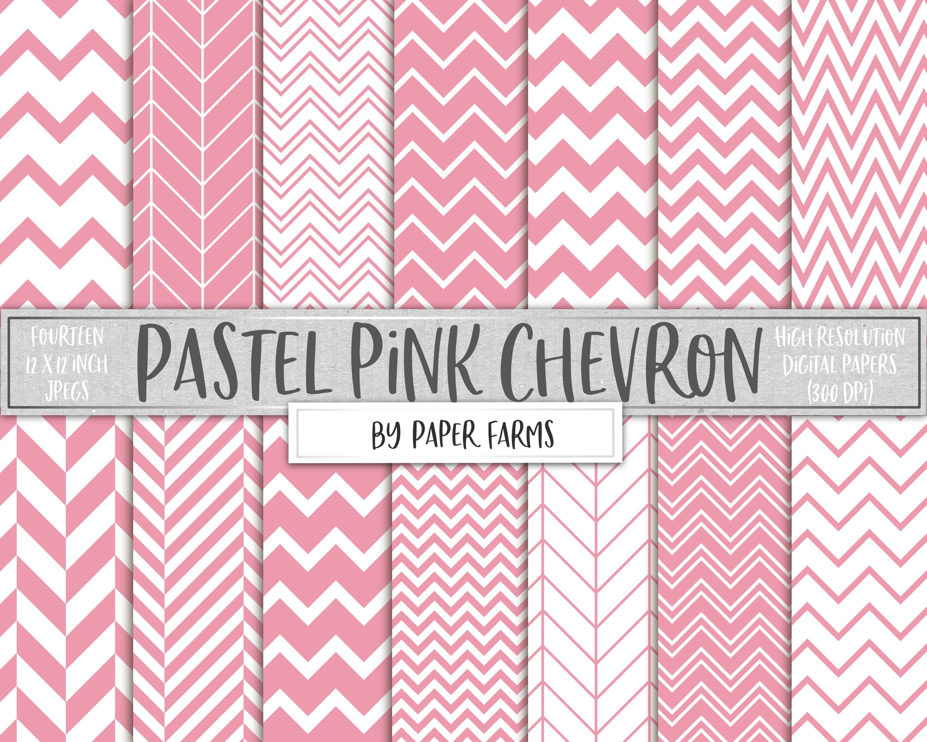 Light Pink Chevron Pattern