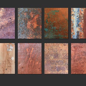 Rust Digital Paper, Rust Scrapbook Paper, Printable, Rust, Textures ...