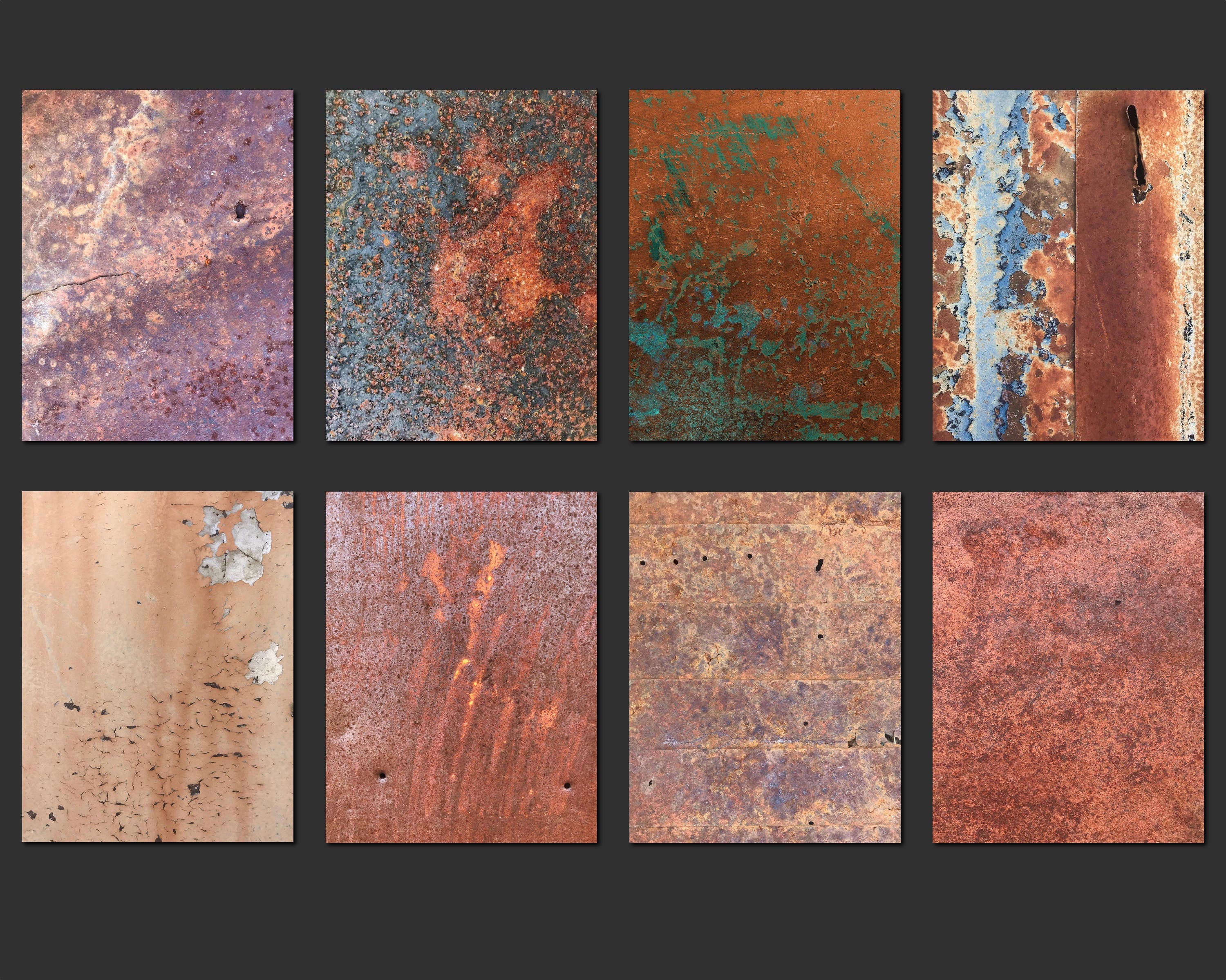 Rust Digital Paper Rust Scrapbook Paper Printable Rust - Etsy