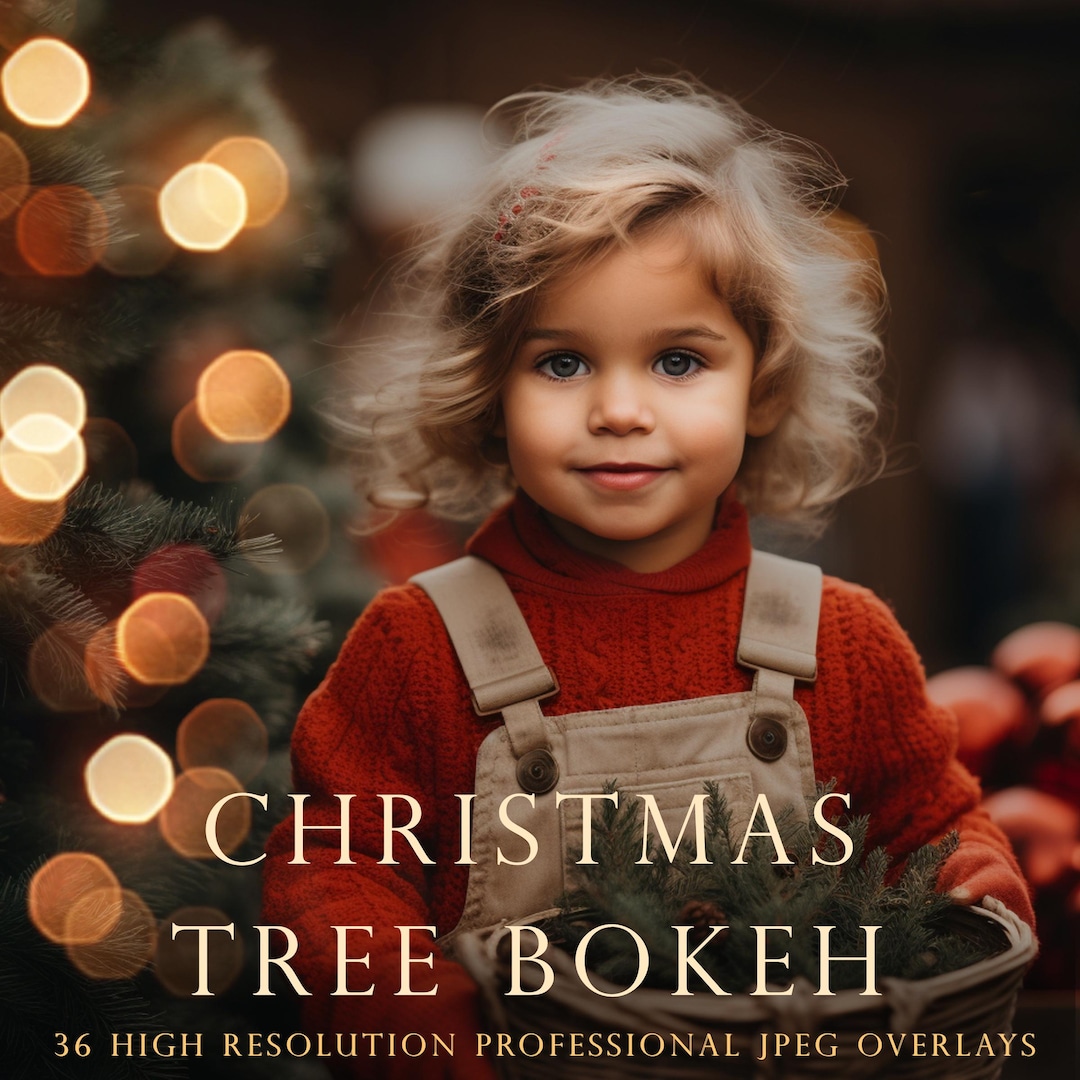 Christmas Tree Bokeh Overlays, Tree Bokeh Overlays, Christmas Bokeh Overlays, Christmas Tree ...
