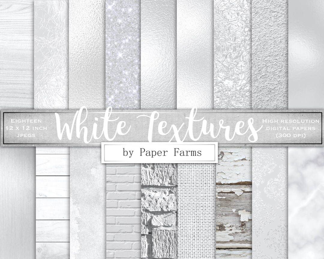 White Digital Paper, White Textures, White Backgrounds, White Scrapbook ...