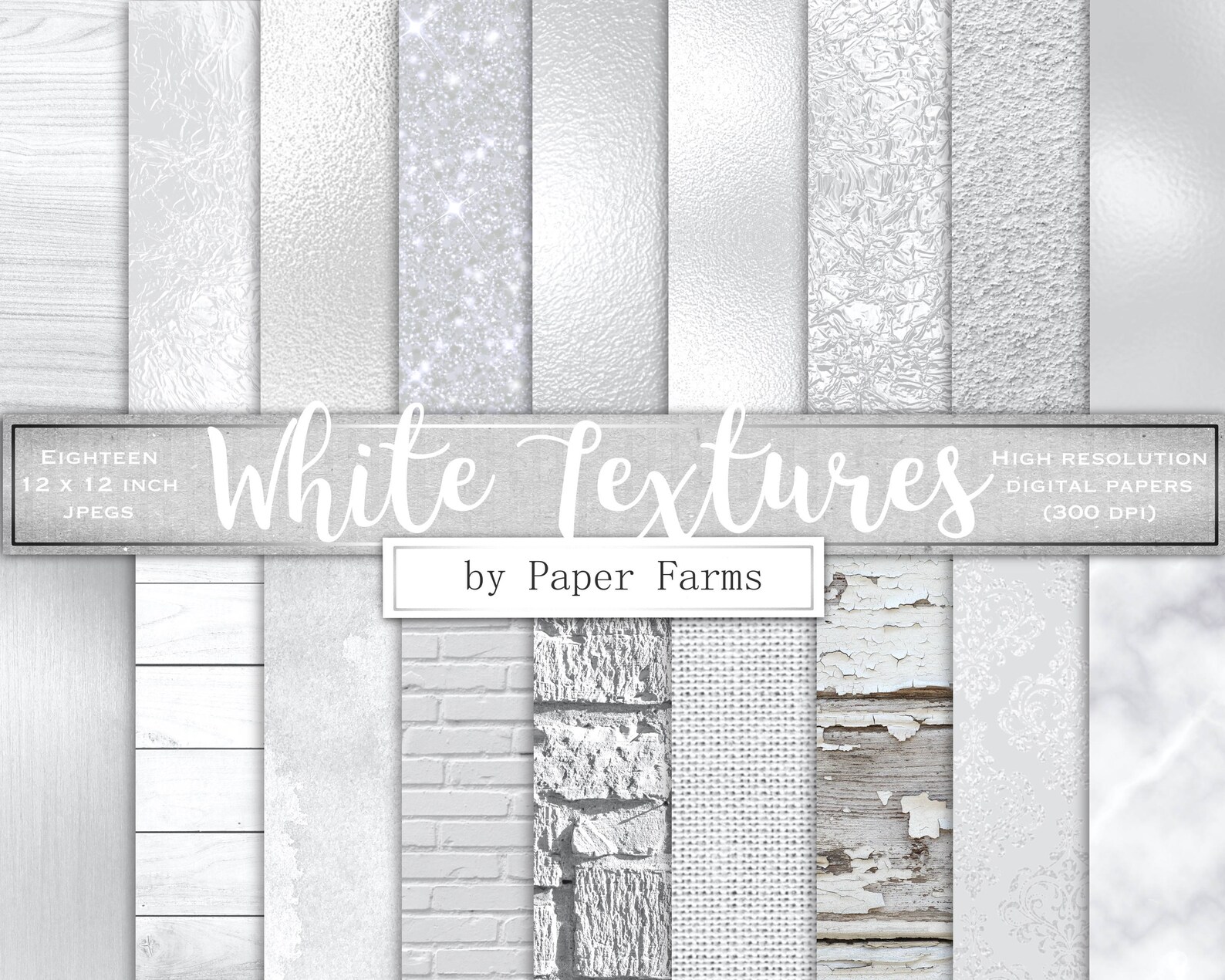 White Digital Paper, White Textures, White Backgrounds, White Scrapbook ...