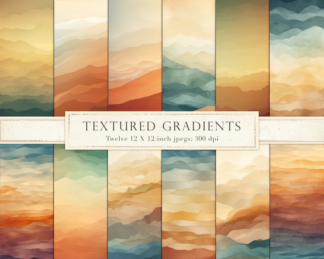 Earth Tone Gradients, Textured Gradients, Landscape Gradients ...