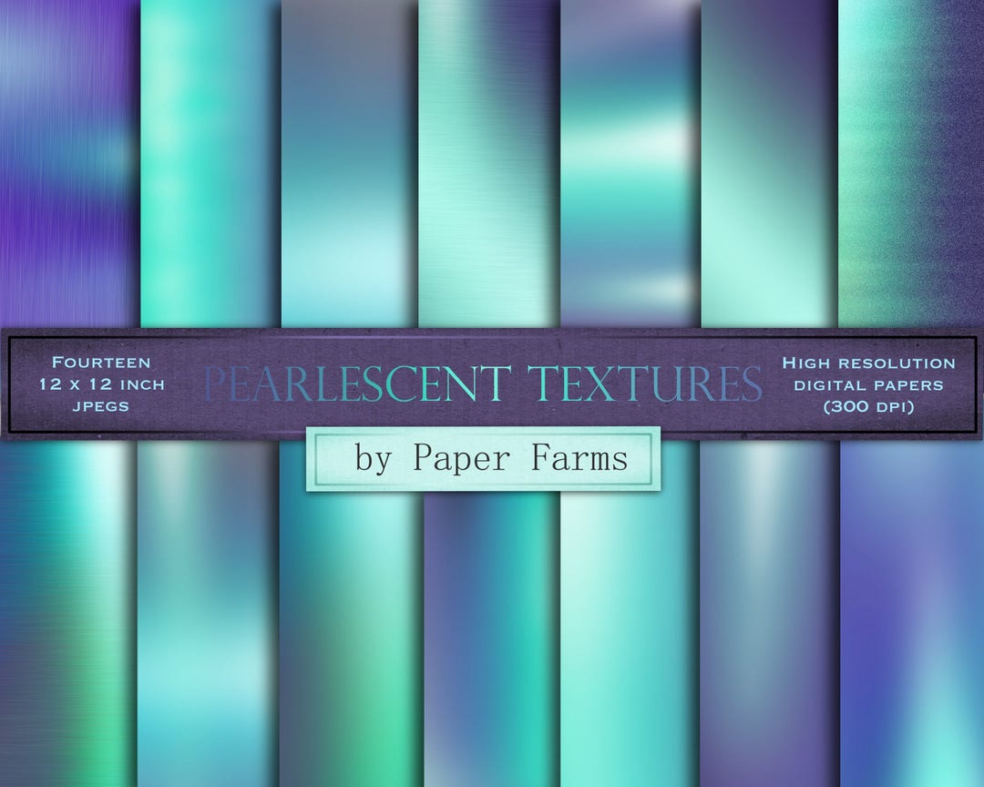 Metallic Gradient, Iridescent, Digital Paper, Gradients, Textures ...