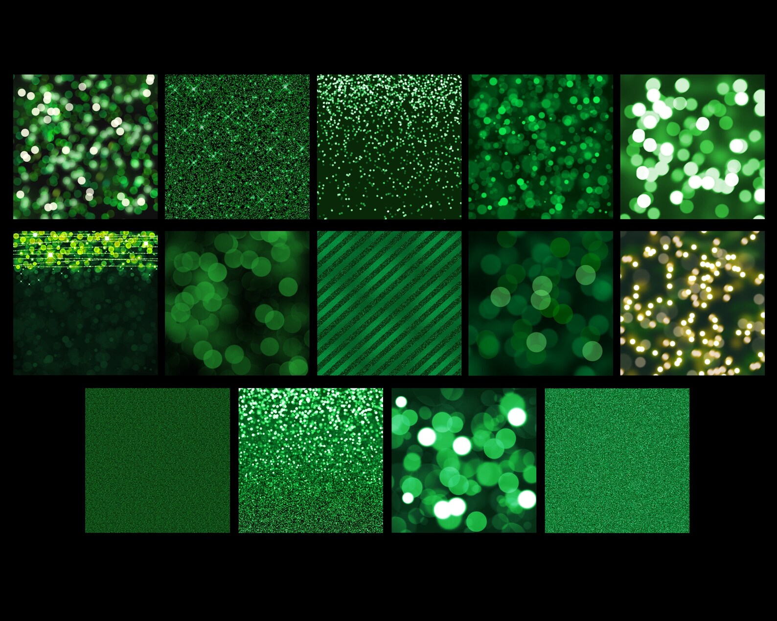 Green Bokeh Digital Paper Green Glitter Digital Paper Green - Etsy