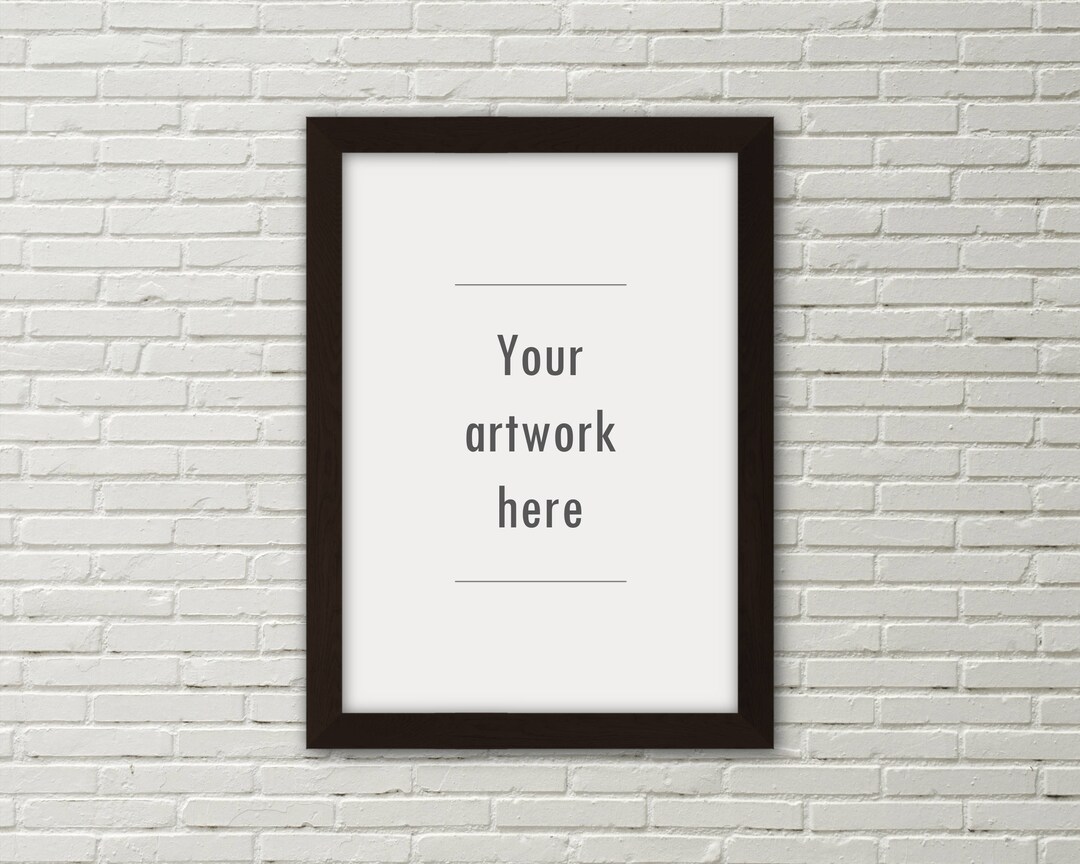 Styled Frame Mockup, Fashion Print, Artwork Mockup, Digital Photo Frame ...
