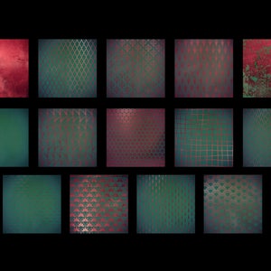 Green and Pink, Pink and Green, Digital Paper, Metallic Patterns ...