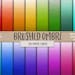 Brushed Ombre Digital Paper, Brushed Ombre Scrapbook Paper, Ombre ...